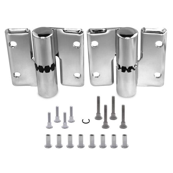 Surface Mounted Hinges - Toilet Partition Hardware - Jacknob